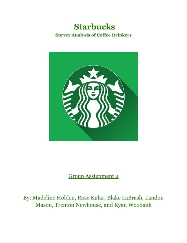 Survey analysis for starbucks drinkers | PDF
