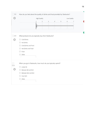 Survey analysis for starbucks drinkers | PDF