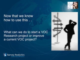 Voice of the Customer (VOC) Research | PPT