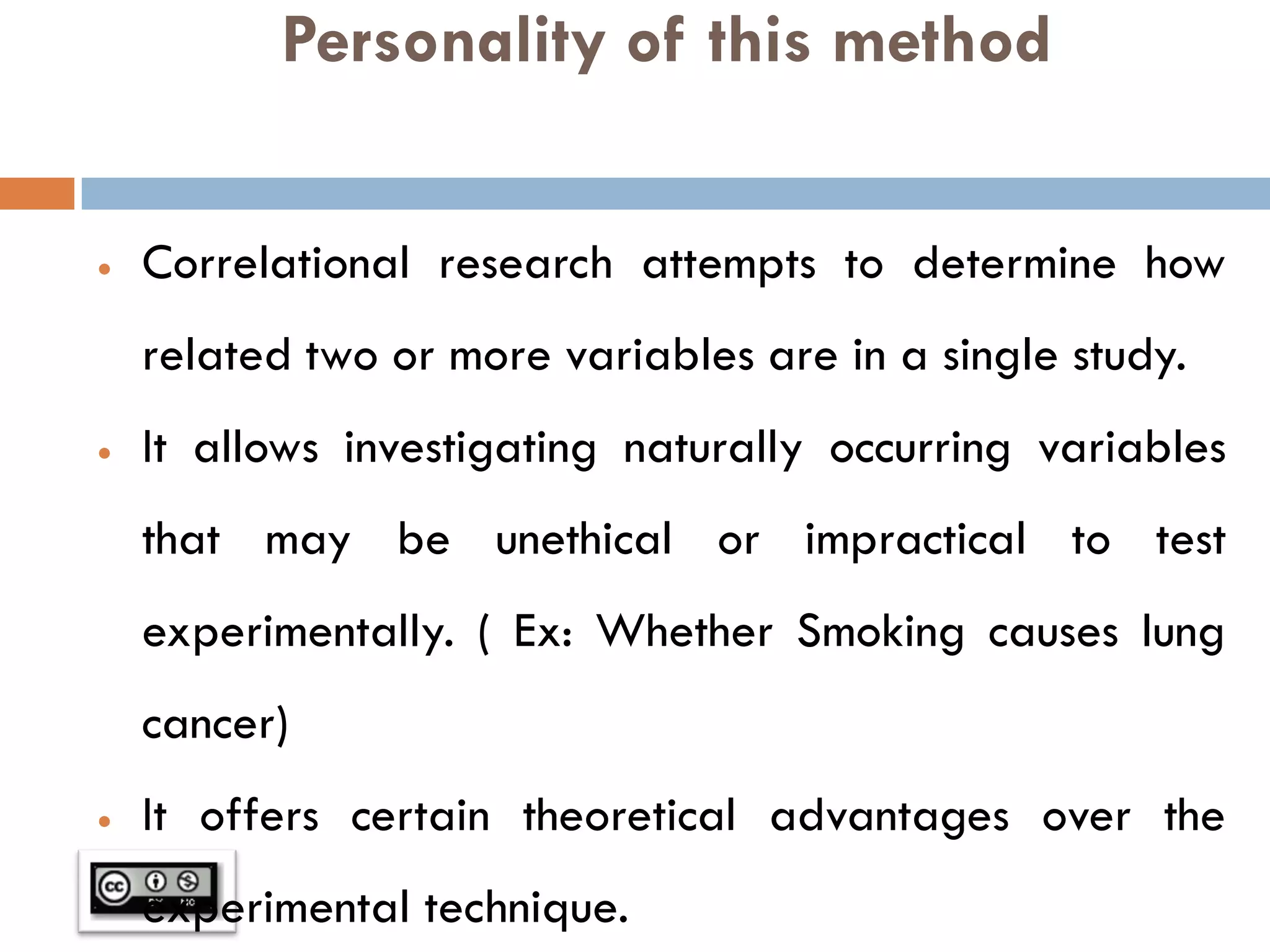 Survey and correlational methods of research: Assumptions, Steps and ...