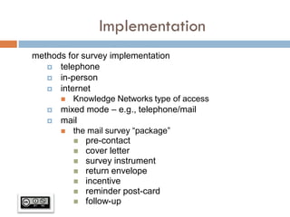 Survey and correlational methods of research: Assumptions, Steps and ...