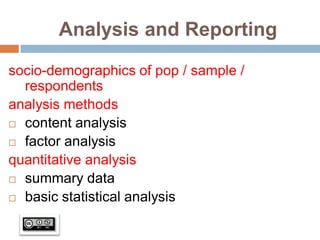 Survey and correlational methods of research: Assumptions, Steps and ...