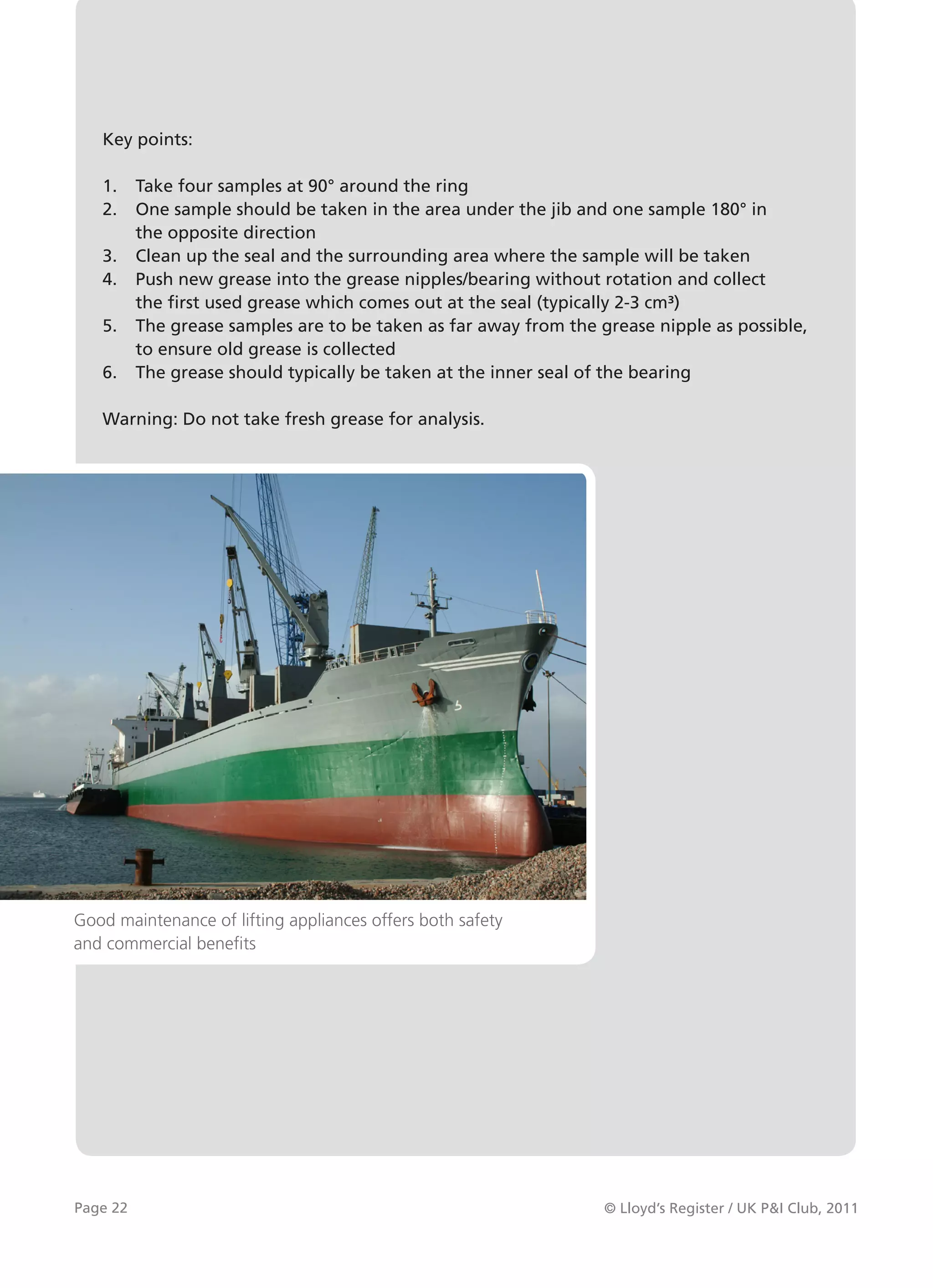 Survey and examination of ships' lifting appliances | PDF