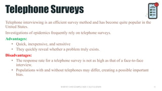 Survey and Sample Size Calculation in Epidemiological Studies.pptx