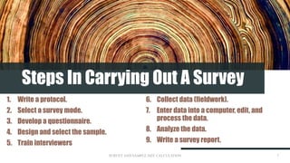 Survey and Sample Size Calculation in Epidemiological Studies.pptx