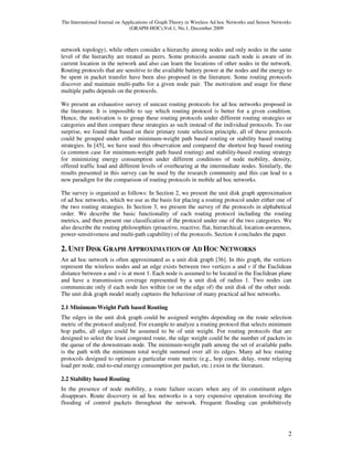 SURVEY AND TAXONOMY OF UNICAST ROUTING PROTOCOLS FOR MOBILE AD HOC NETWORKS | PDF | Computer ...