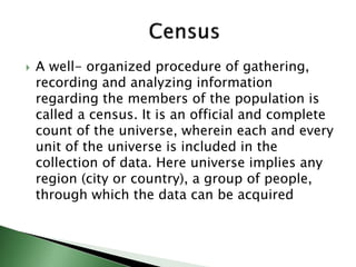 CENSUS | PPT