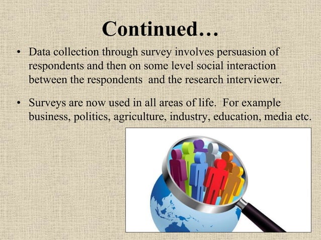 Survey in Business Research | PPTX