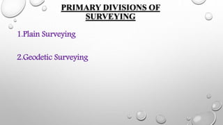 Introduction of Surveying | PPTX