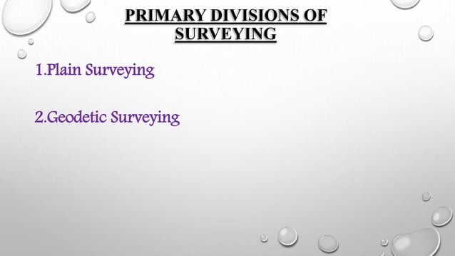 Introduction of Surveying | PPTX | Geography | Science