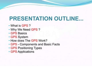 GPS Survery Presentation/ Slides | PPTX