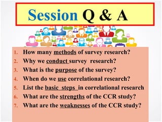 Survey Correlational Research | PPT