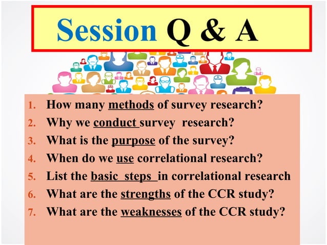 Survey Correlational Research | PPT