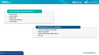 Powerpoint Metode Survey dan Monitoring Cargo | PPTX