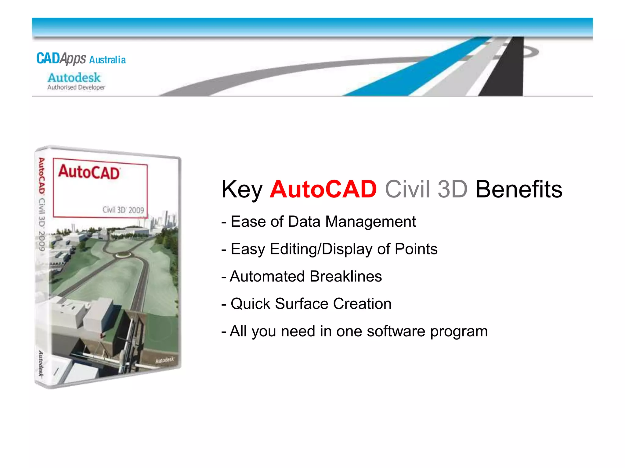 Autocad Civil3d for Surveyors (Stringer) | PPTX