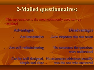 Survey design and techniques for school related use | PPT