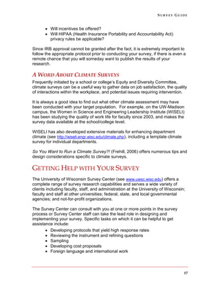 Survey design guide | PDF