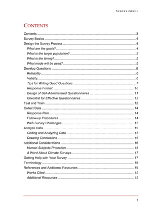 Survey design guide | PDF