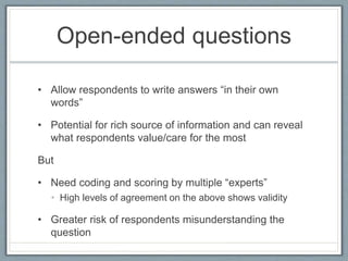 Survey design basics | PPT