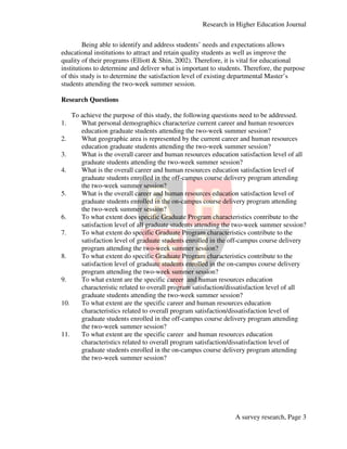 survey design sample article.pdf | Postgraduate Education | College ...