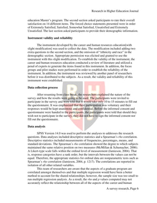 survey design sample article.pdf | Postgraduate Education | College ...