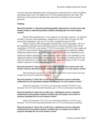 survey design sample article.pdf | Postgraduate Education | College ...