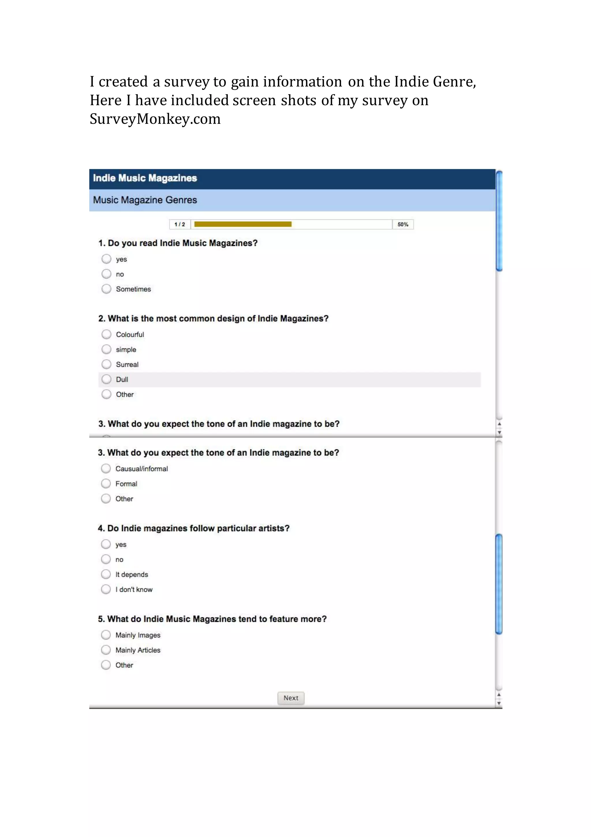 Survey evaluation | DOCX | Computing | Technology & Computing
