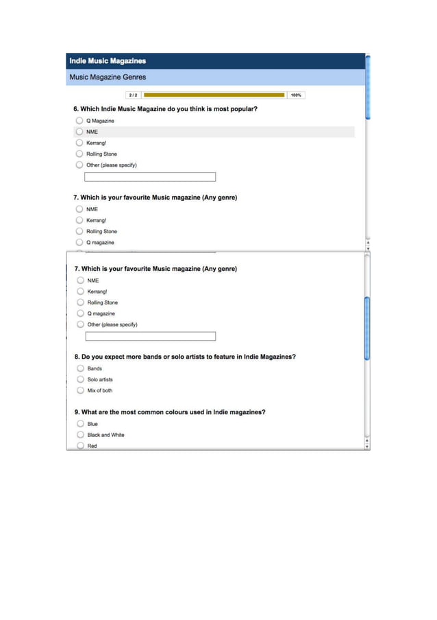 Survey evaluation | DOCX | Computing | Technology & Computing