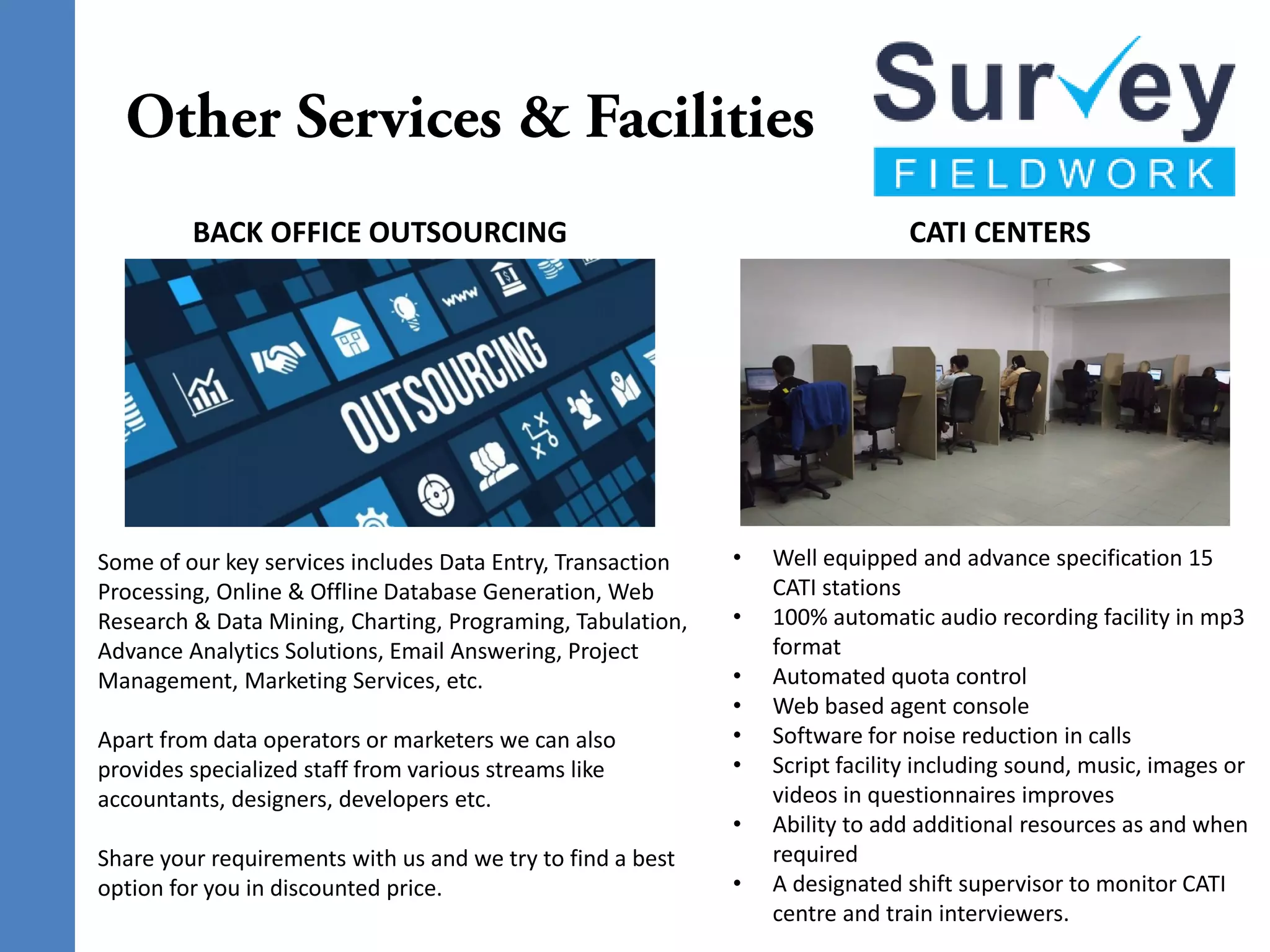 Survey fieldwork profile presentation | PDF