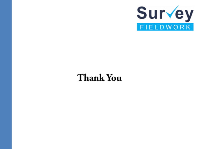 Survey fieldwork profile presentation | PDF