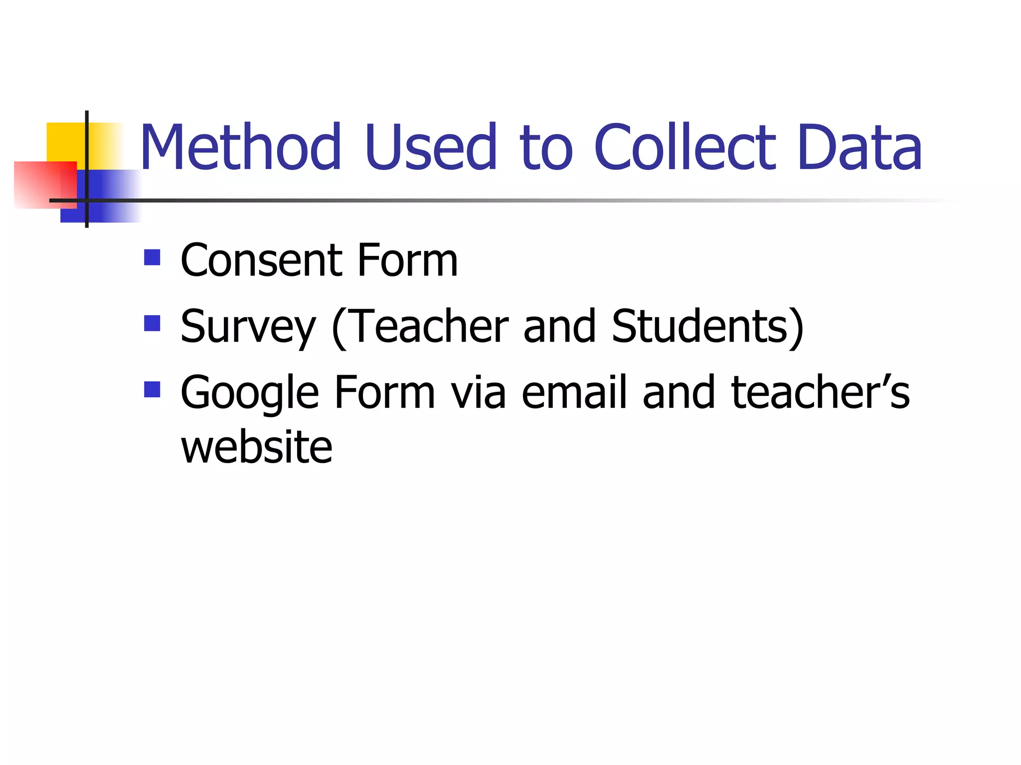 Survey Fieldwork #1 | PPT | Education