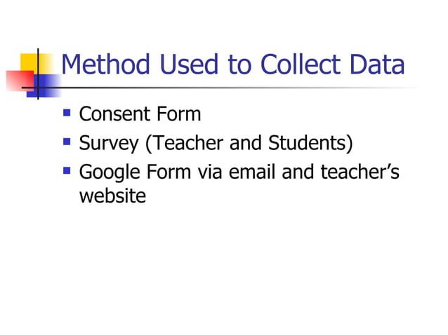 Survey Fieldwork #1 | PPT | Education