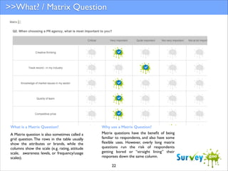 Surveygoo question types guide | PDF