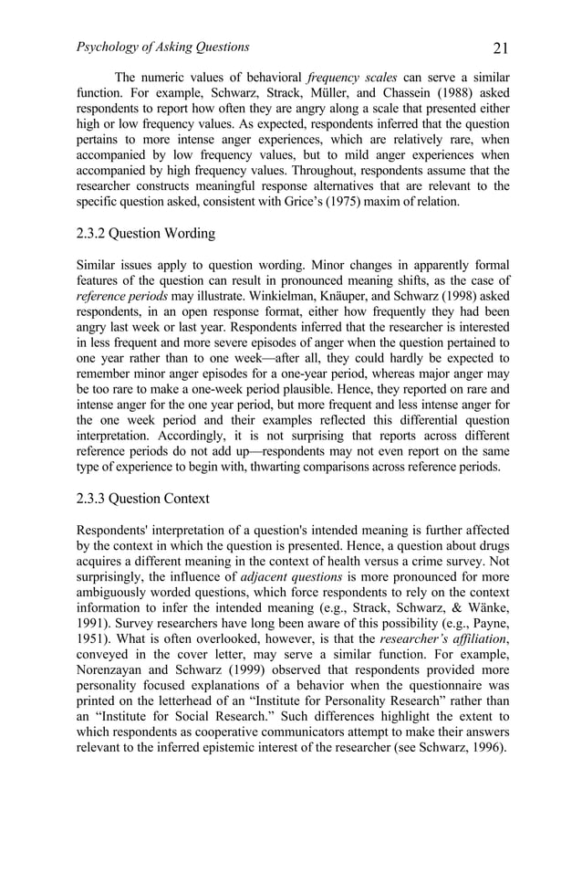 Handbook of Survey Methodology | PDF