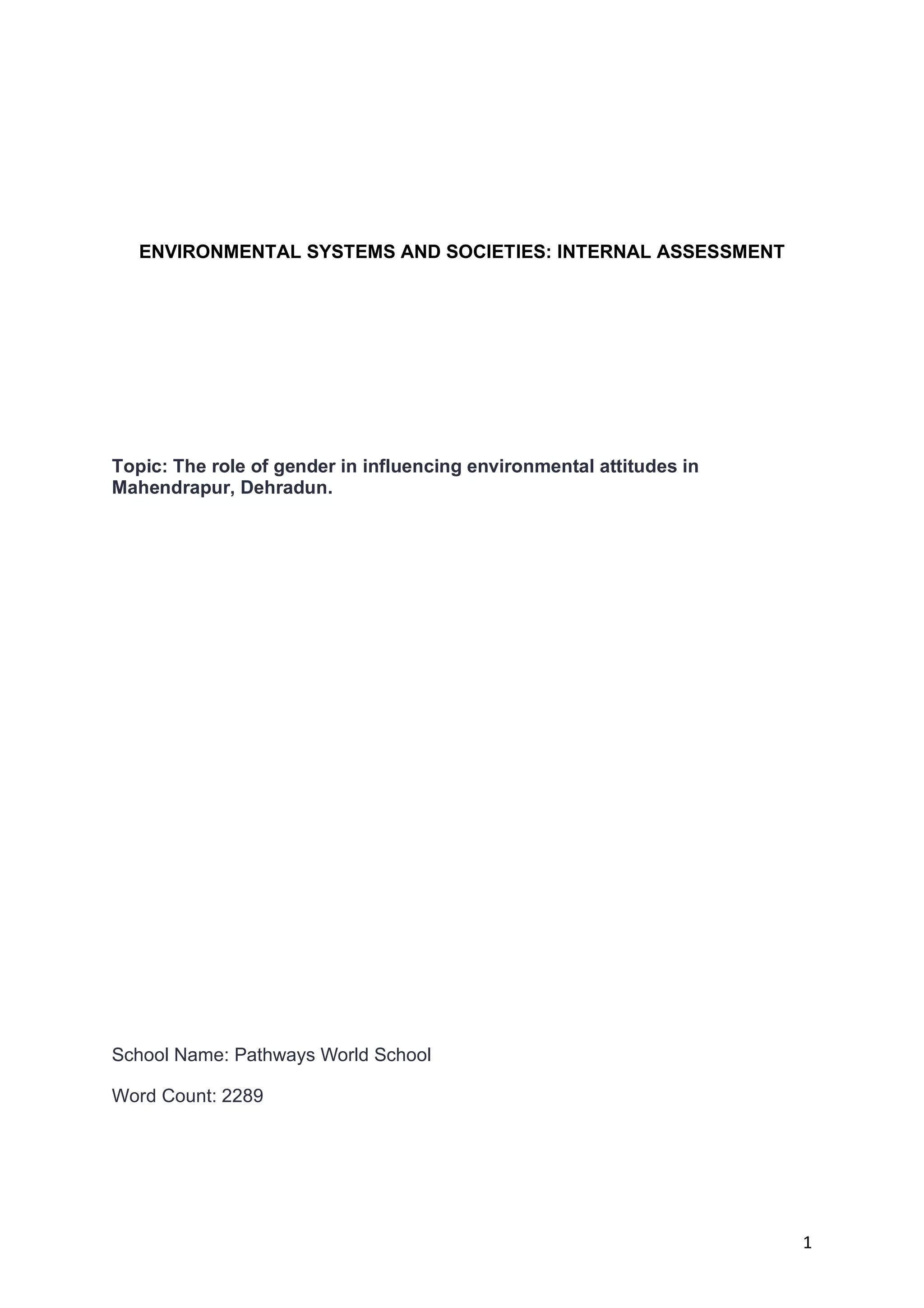 ESS IA -Survey IA -3 | PDF