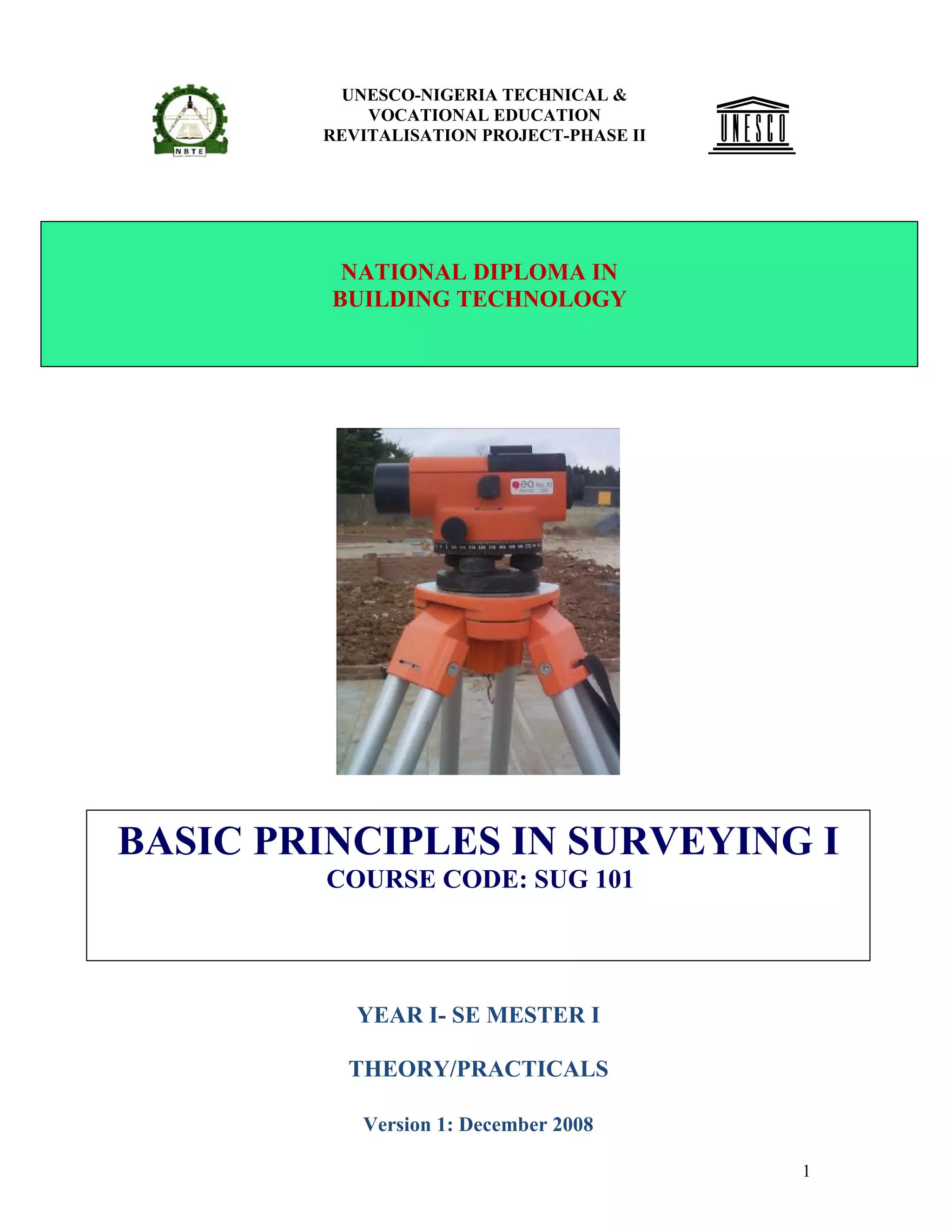 principle of survey | PDF