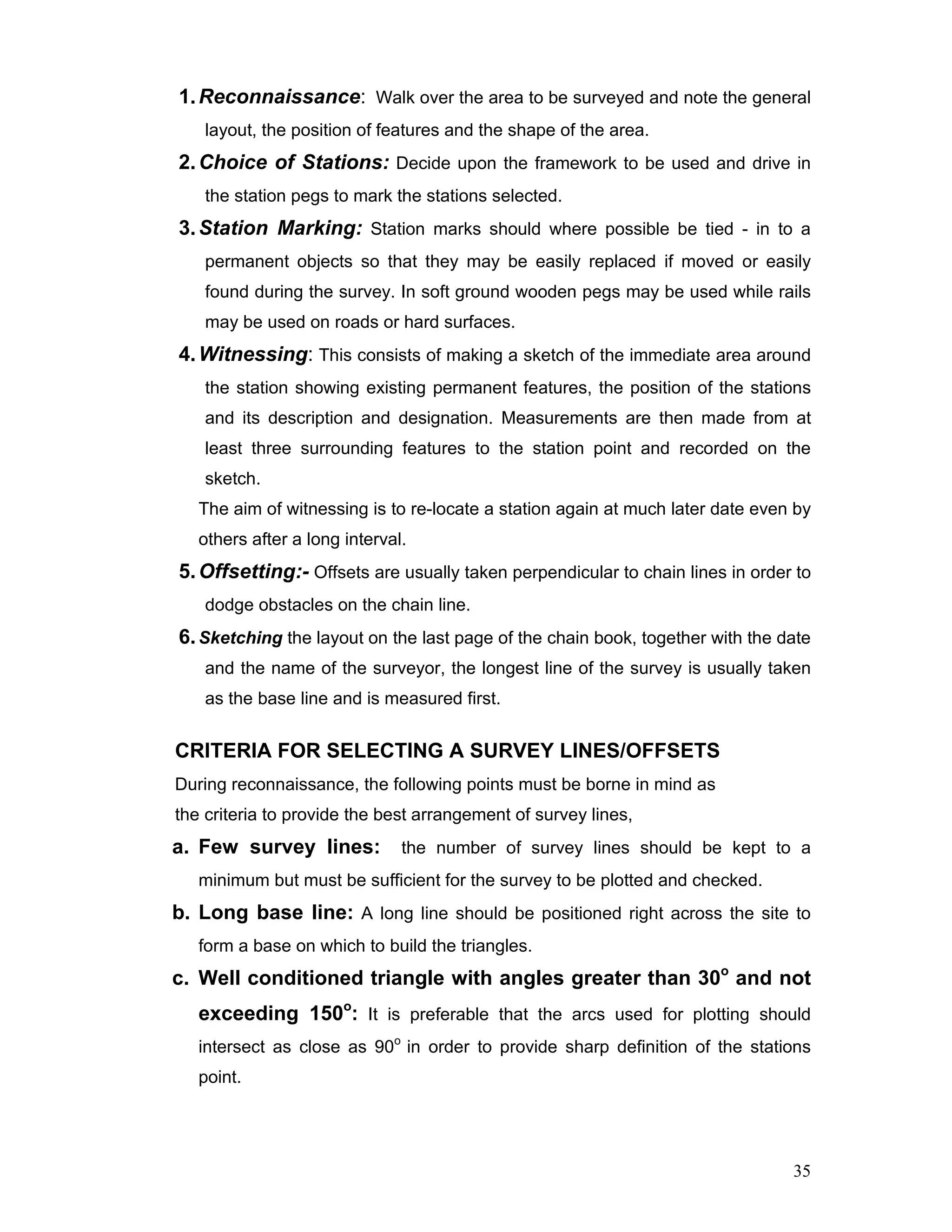 principle of survey | PDF