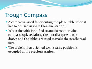 Plane Table Surveying PPt | PPTX