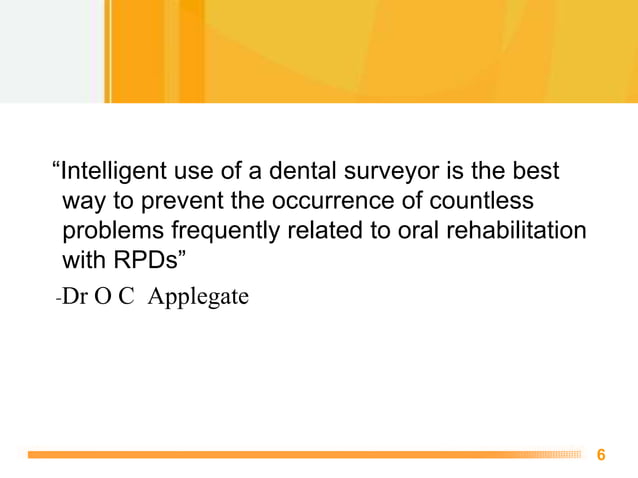 Surveyor and technique of Surveying in Removable partial denture | PPTX