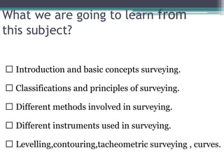 Surveying 19 a01303t ppt new | PPT