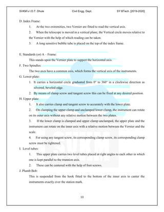 Surveying 1 lab-manual_syb_tech | PDF