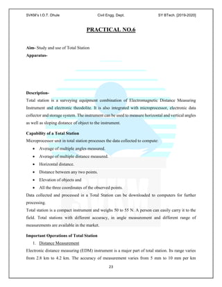 Surveying 1 lab-manual_syb_tech | PDF