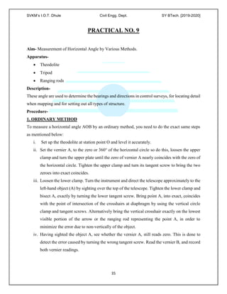 Surveying 1 lab-manual_syb_tech | PDF