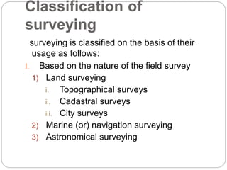 Surveying | PPTX