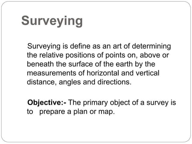 Surveying | PPT