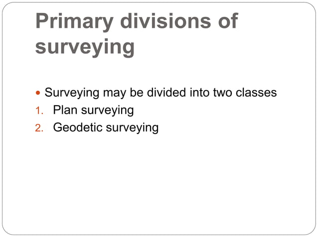 Surveying | PPT