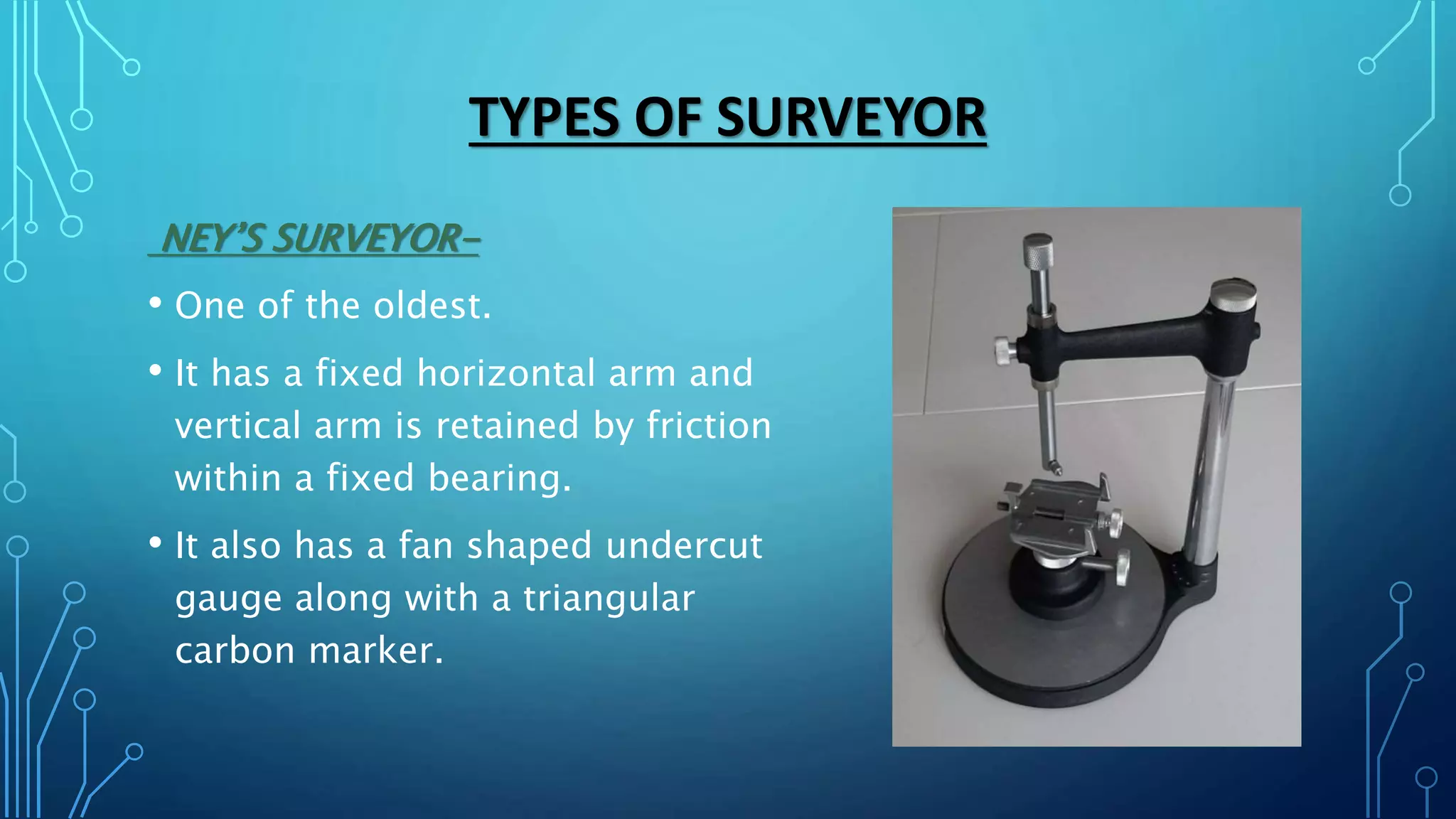 Surveying in Removable Prosthodontics | PPTX