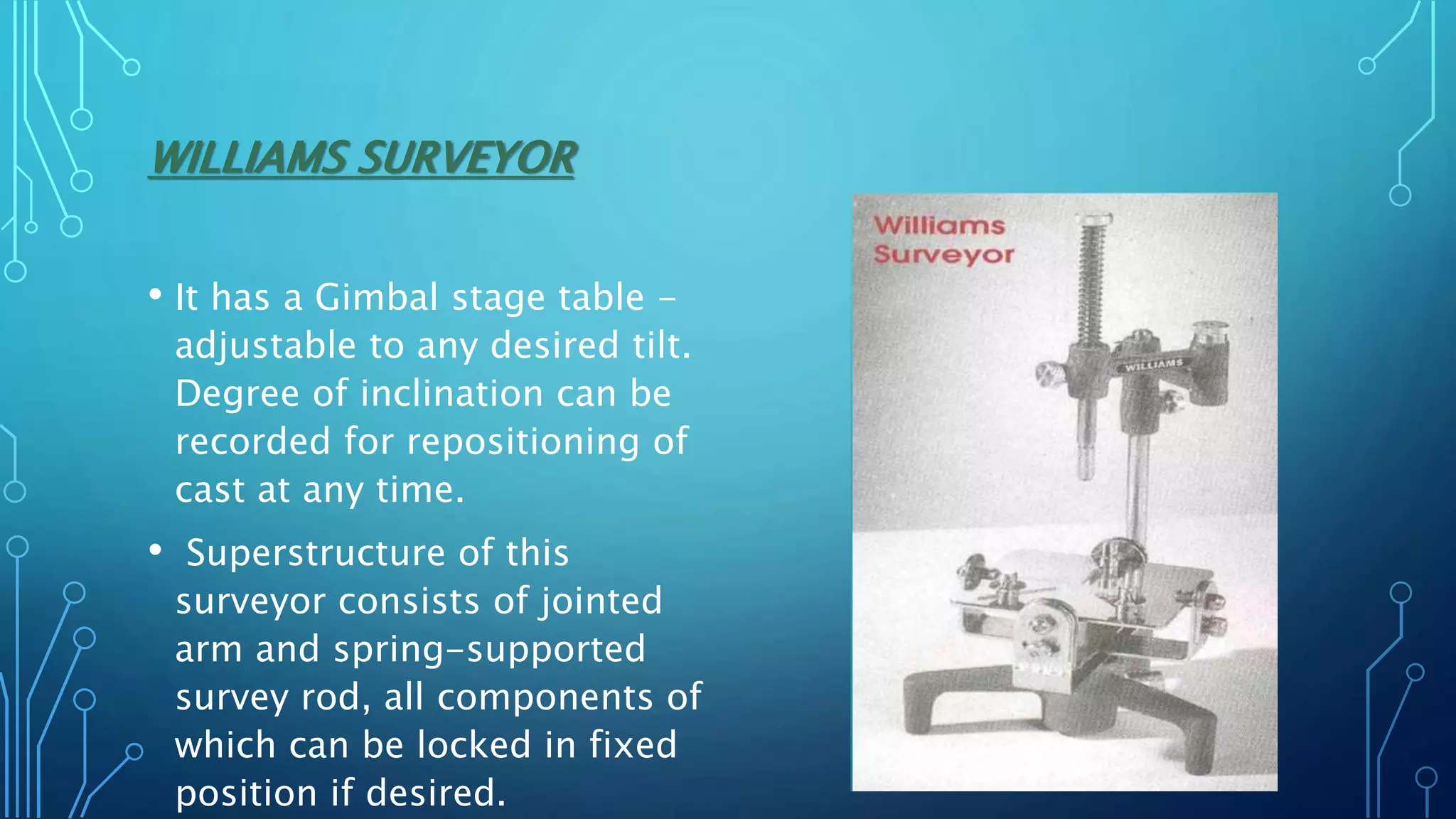 Surveying in Removable Prosthodontics | PPTX