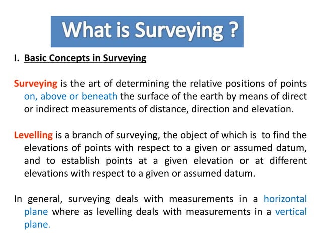 surveying.levelling ppt.ppt