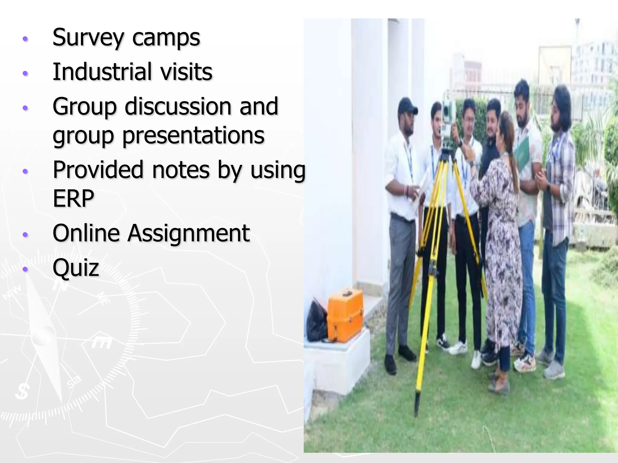 surveying.ppt based on civil engg application | PPT